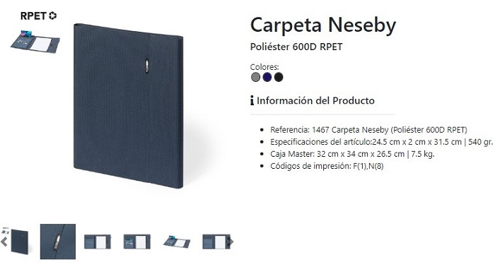 Carpetas personalizadas para regalos publicitarios en España